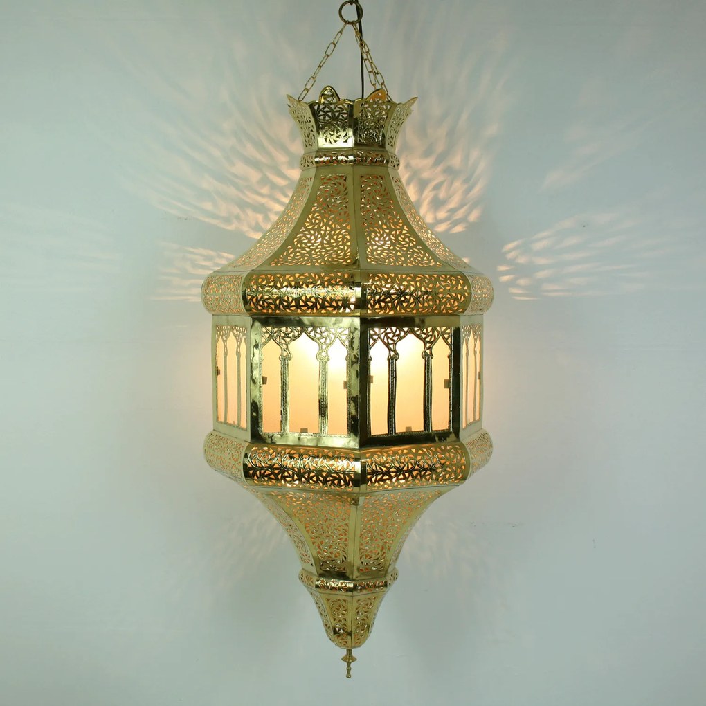 Luxusní mosazná lampa Najat