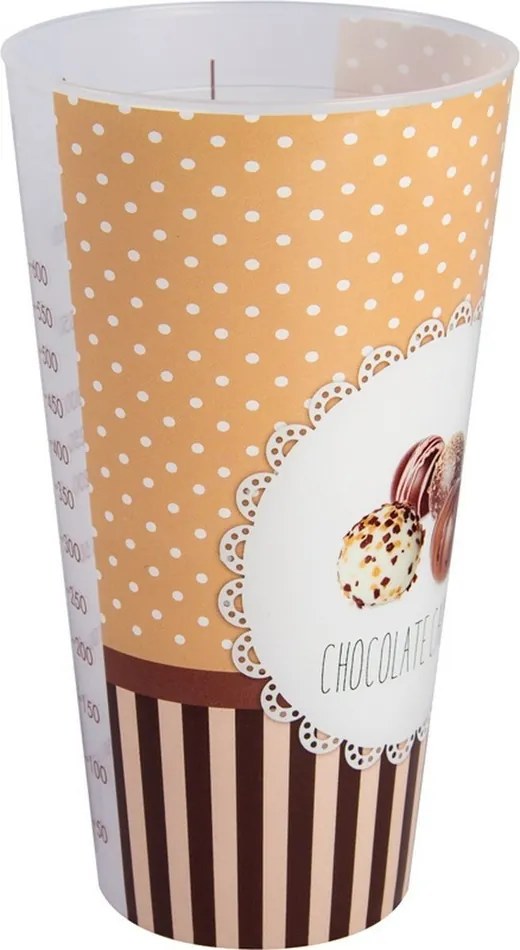 FAVE Retro cupcake VASO GRADUADO 9,5x17 cm