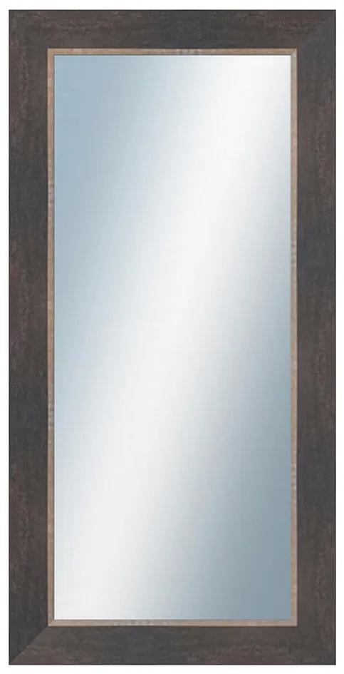 DANTIK - Zarámované zrcadlo - rozměr s rámem cca 50x100 cm z lišty TOMAS černá velká (3031)