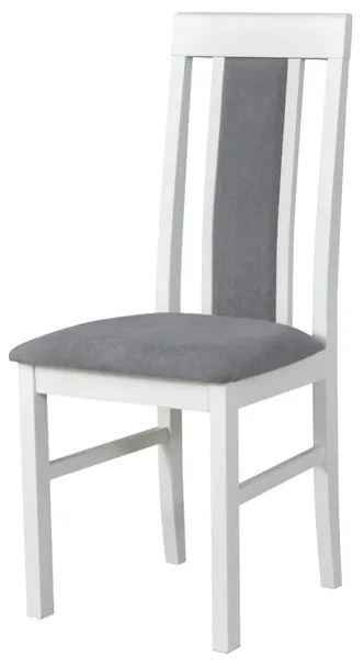 Sconto Jídelní židle NILA 2 šedá/bílá