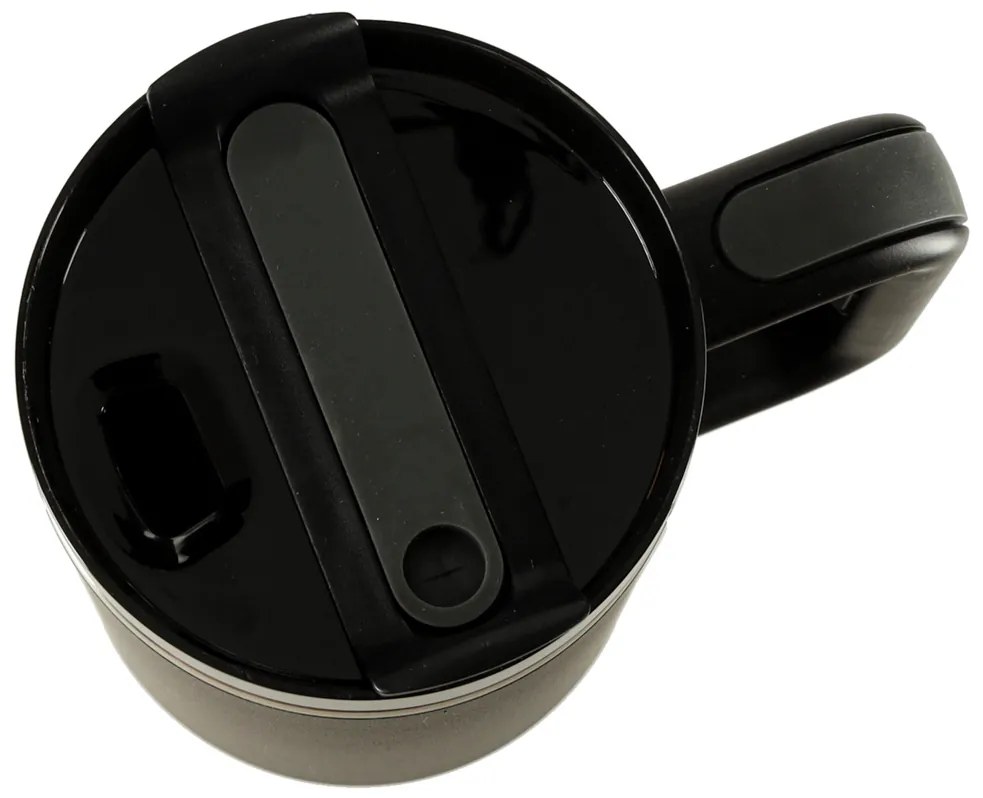 Creative Corner Termohrnek s brčkem a uchem termoska 1200ml černý