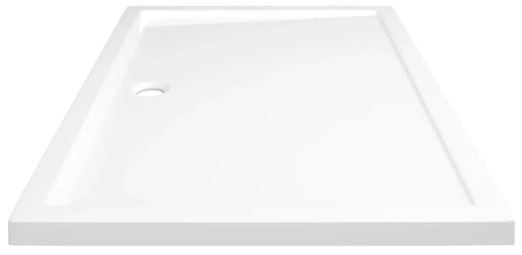 Obdélníková sprchová vanička ABS bílá 80 x 120 cm,  148910