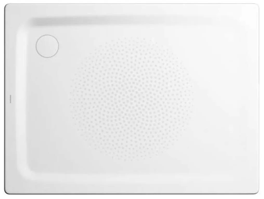 Kaldewei Avantgarde - Sprchová vanička Superplan 404-5, 90x100 cm, snížený polystyrénový nosič, antislip, bílá 430447930001