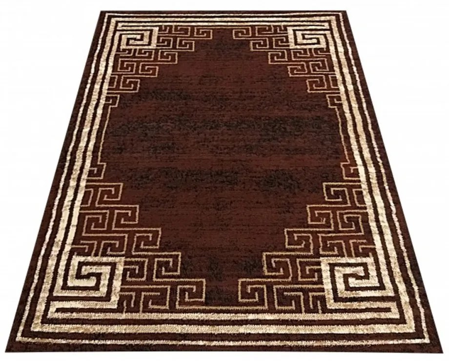 Kusový koberec PP Alfa hnědý, Velikosti 150x210cm