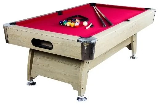 Kulečníkový stůl pool billiard kulečník 8 ft - s vybavením OEM M08674