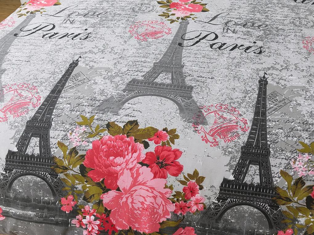 XPOSE® Francouzské flanelové povlečení PARIS - růžové