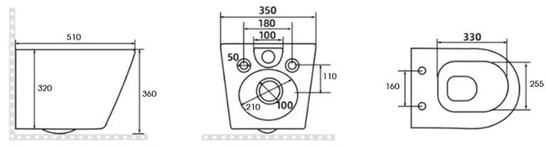 BPS-koupelny Podomítkový modul Geberit DuoFix s WC mísou RN-BL-GL-RIM-03 + ovládací tlačítko Delta 20 chrom
