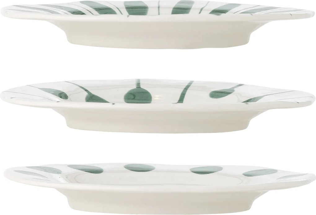 BLOOMINGVILLE Set 3 jídelních talířů LINORA 28 cm 82072672