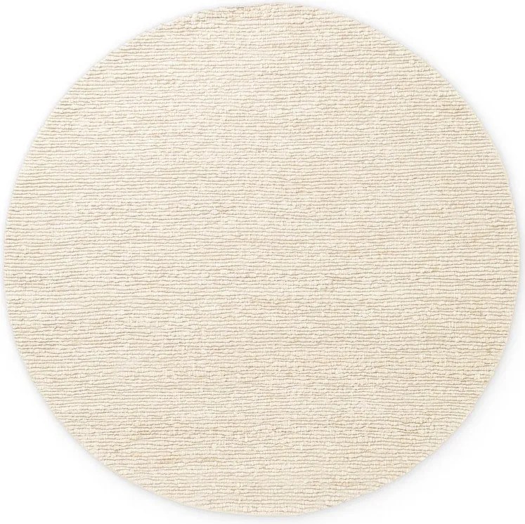 Krémový ručně tkaný vlněný kulatý koberec ø 200 cm Bexley Woolwich – Ted Baker