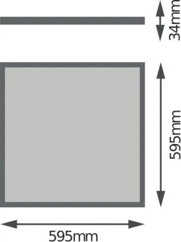 LED panel LEDVANCE 4in1 600x600mm 32W/3000K teplá bílá