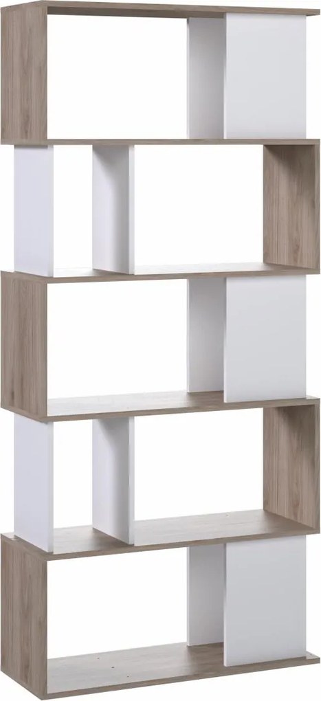 FALCO Regál Penta 735 jackson hickory/bílá