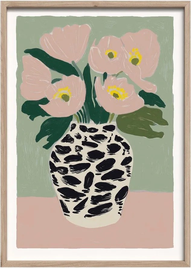 Tištěný obraz s rámem 50x70 cm Spotted Vase – Styler