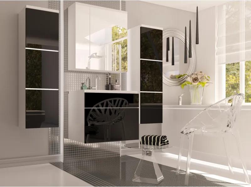 Nábytek Elegance Koupelnový nábytek PARIS černý lesk - volitelná sestava
