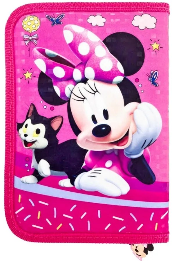 Školní penál Disney - motiv Minnie Mouse a kačka Daisy