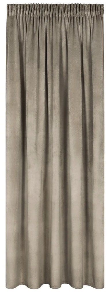 ZATEMŇOVACÍ ZÁVĚS NA PÁSCE ROSA 140X270 CM HNĚDÁ