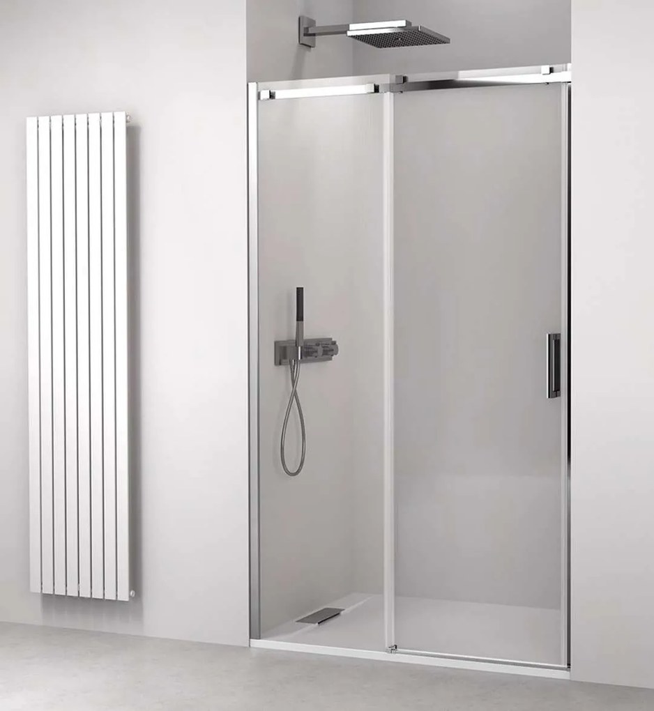 Polysan Thron - Sprchové dveře Square 110x200 cm, Antidrop, čiré sklo/chrom TL5011-5002