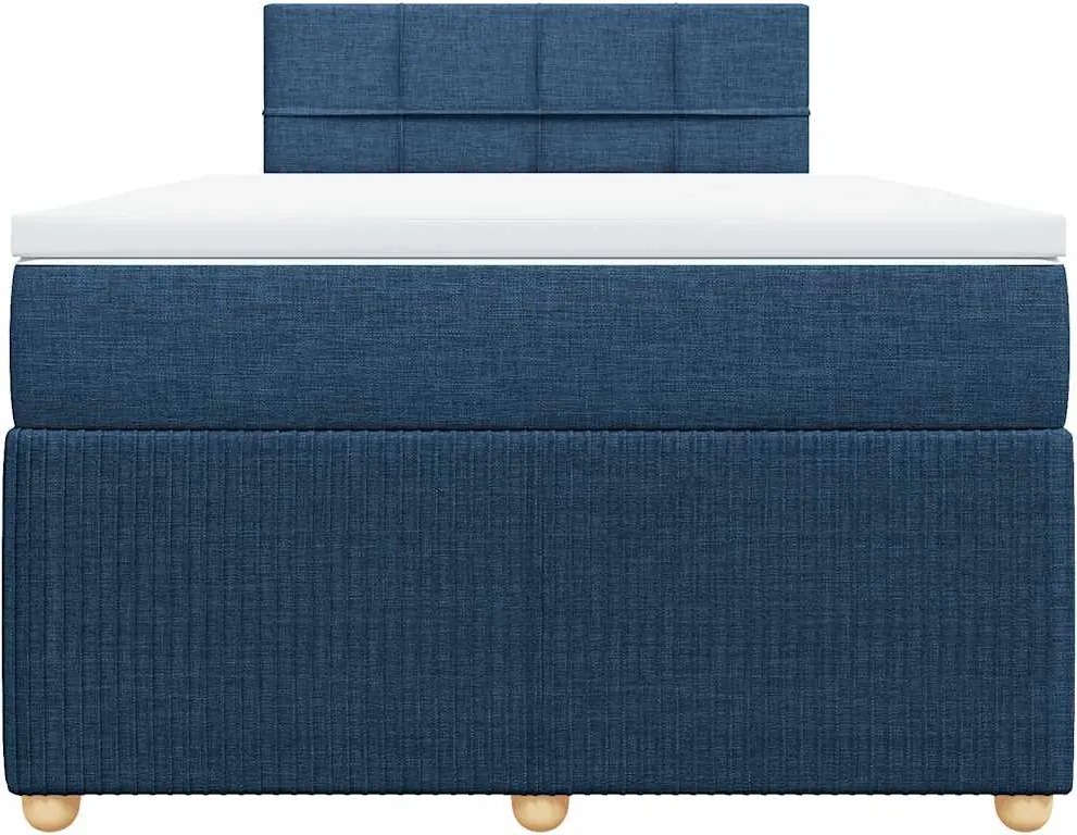 Box spring postel s matrací černá 120x190 cm textil 3287401