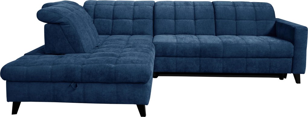 XXXLutz ROHOVÁ SEDAČKA, textil, modrá Xora - Sedací soupravy - 002527008012
