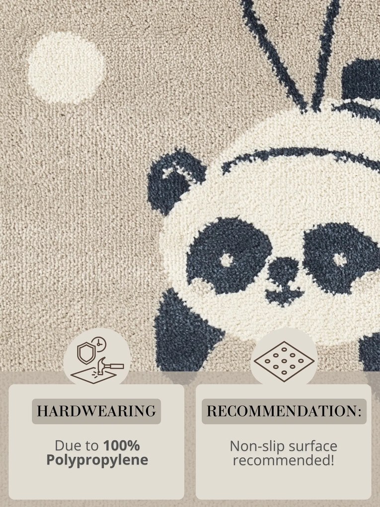 Hanse Home, Dětský koberec Adventures 106428 Beige Multicolor, 160x235, béžová, dětský pokoj