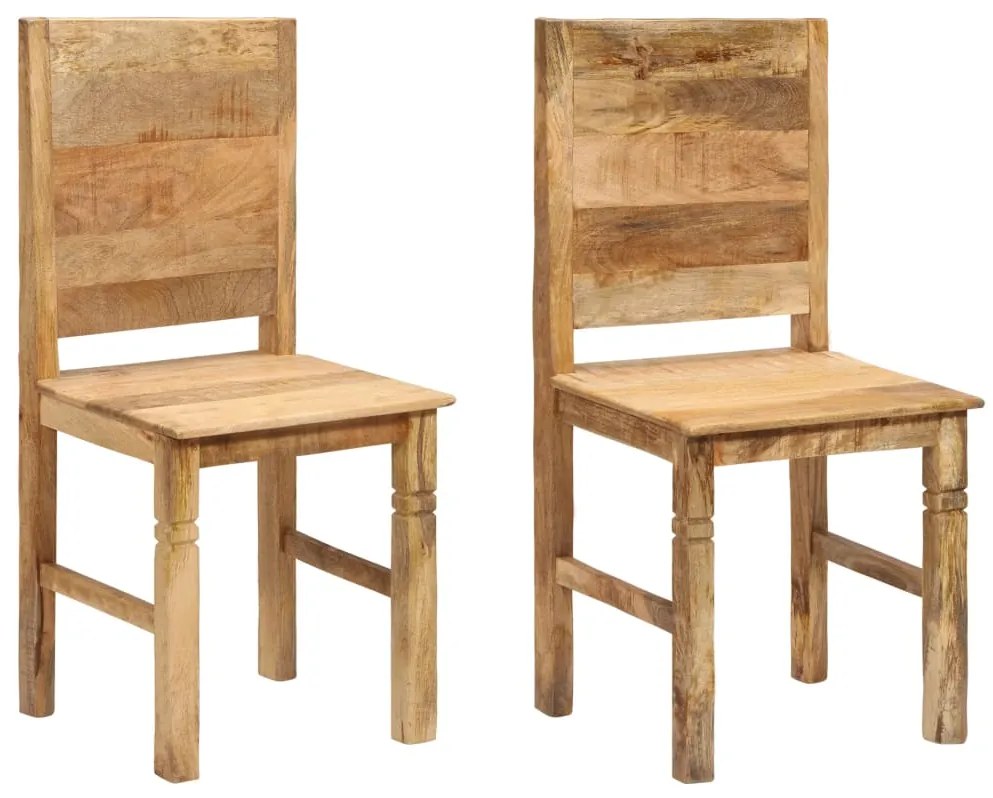 246710 vidaXL Jídelní židle 2 ks masivní mangovníkové dřevo
