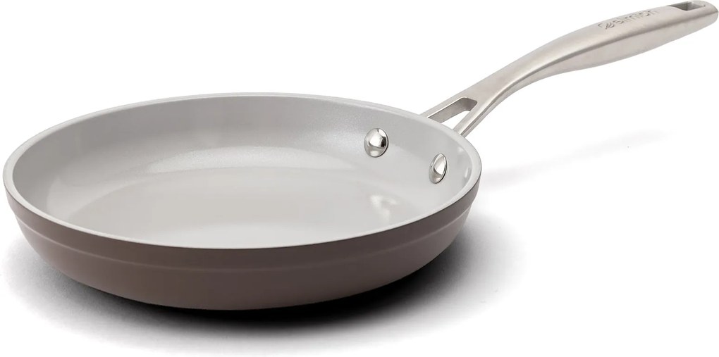 Elmich Nepřilnavá keramická pánev Zen 20 cm - hnědá