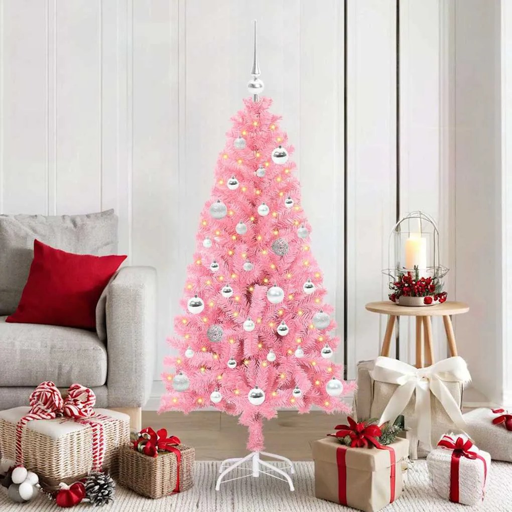 Vánoční stromeček Růžová 150 cm PVC 3396421