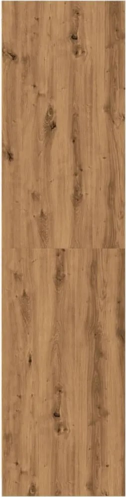 Šatní skříň dub artisan 30 x 50 x 200 cm kompozitní dřevo 3307746
