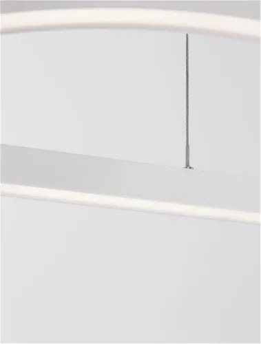 Závěsné LED svítidlo NOVA LUCE CUPPE 58W 3000K bílé 9345625