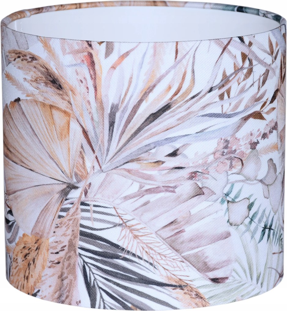 Boho Listy Abažur E27 Zavinovací Okraje válec stínidlo na lampu 15 cm Primavera