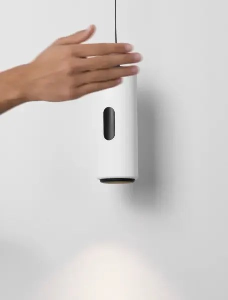 LED stmívatelné bílé designové svítidlo Holm