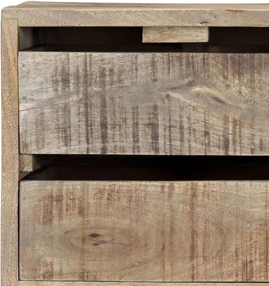 Příborník - masivní mangovníkové dřevo | 140x30x60 cm