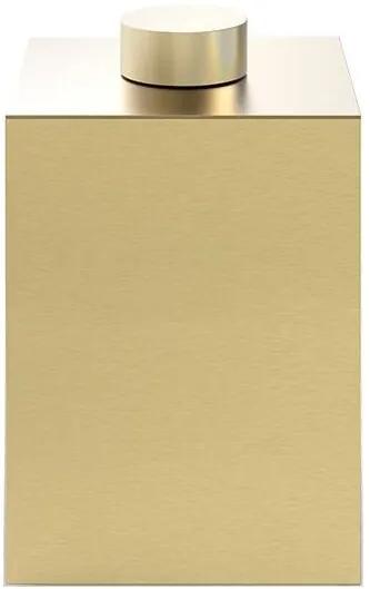 Koupelnová dóza Century s poklicí 27,5 cm zlatá mat