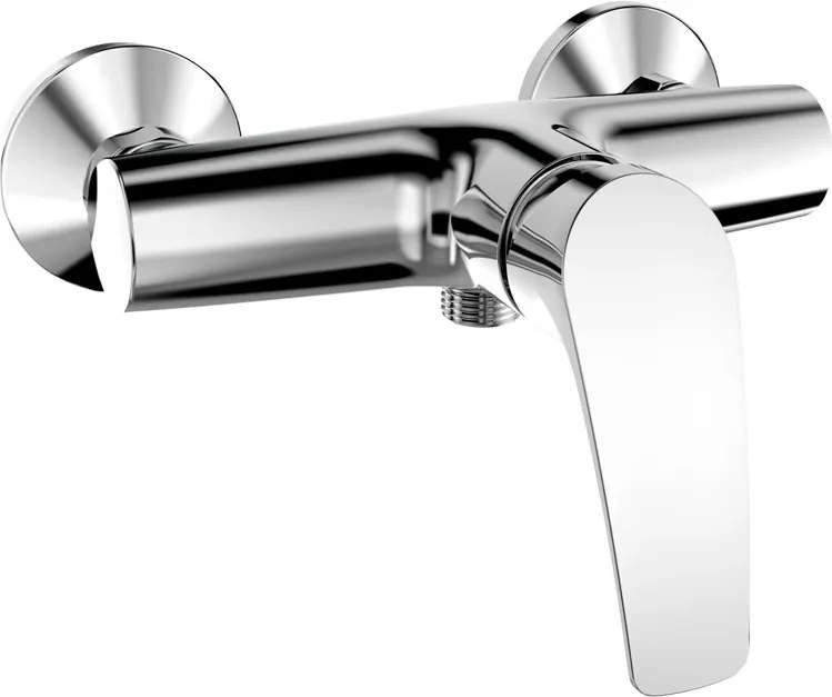Mereo Mereo, Sprchová nástěnná baterie, Eve, bez příslušenství, 150 mm, chrom, CBV60103