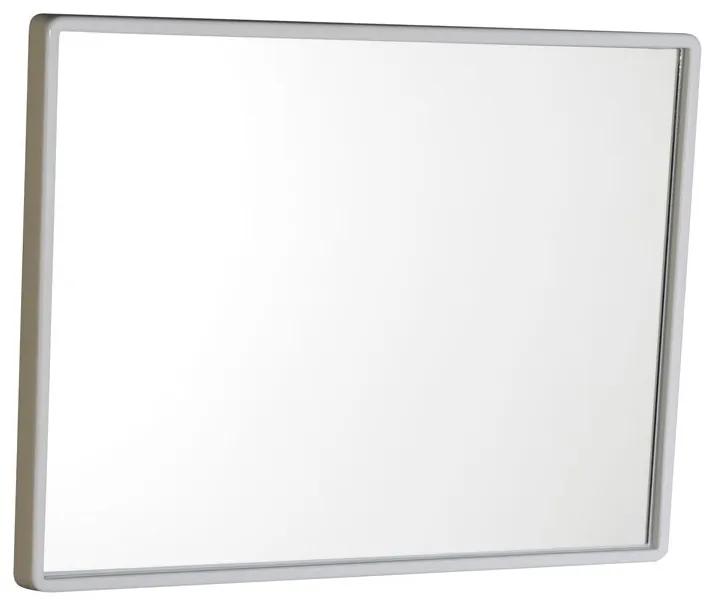 Zrcadlo 40x30cm, plastový bílý rám (22436) Aqualine