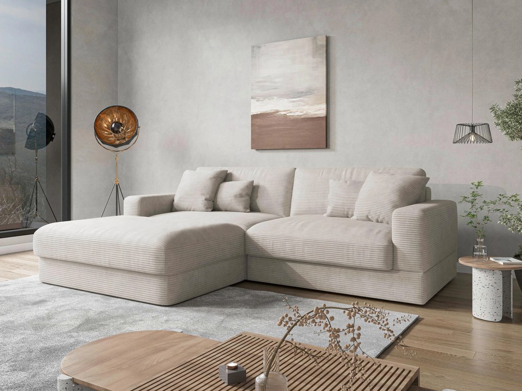 XXXLutz ROHOVÁ SEDAČKA, textil, krémová Sit & More - Sedací soupravy - 000144027419
