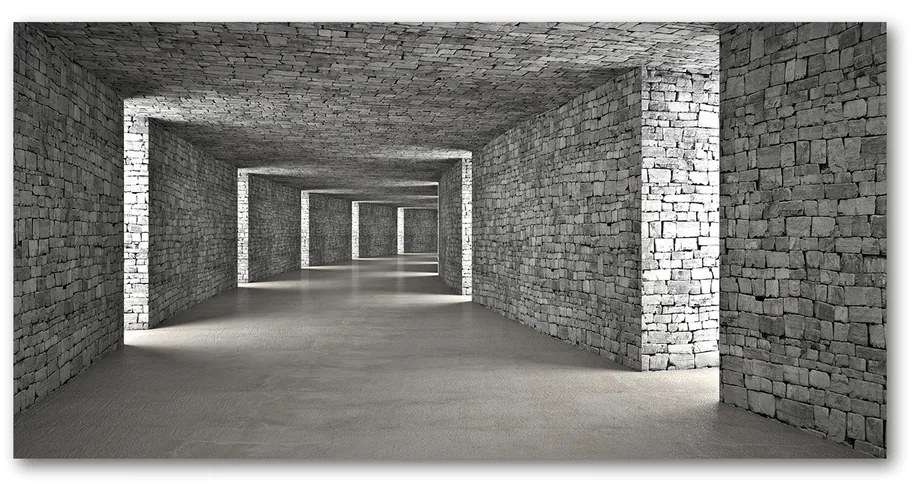 Wallmuralia Foto obraz akrylové sklo Tunel z cihel 140x70 cm