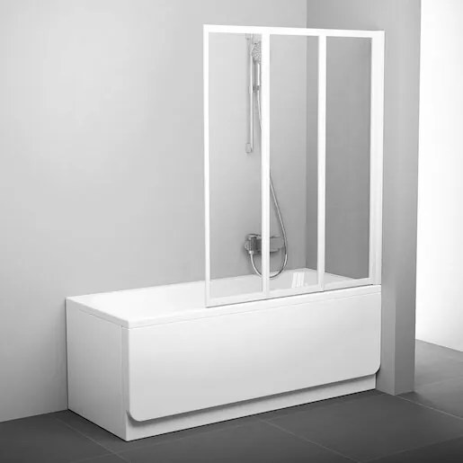 Ravak Supernova vanová zástěna 140x100 cm bílá 795p0100z1 VS3100T0