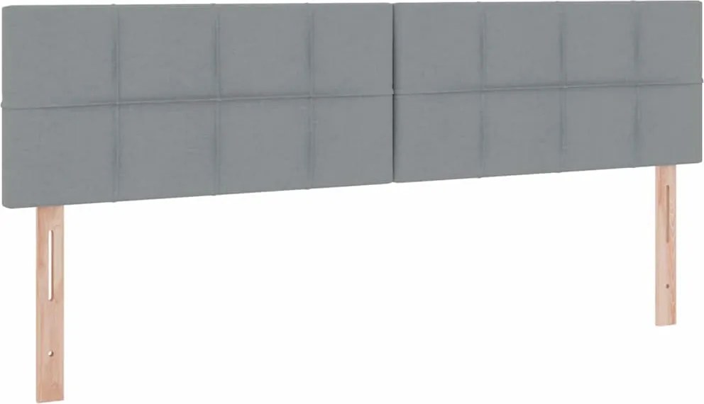 Postel s úložným prostorem Světle šedá 180 x 200 cm Umělá kůže 3370925