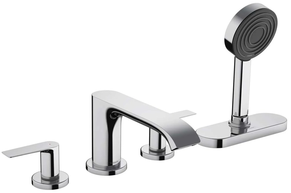 Hansgrohe Vivenis - Baterie na okraj vany, 4-otvorová instalace, sBox, chrom 75444000