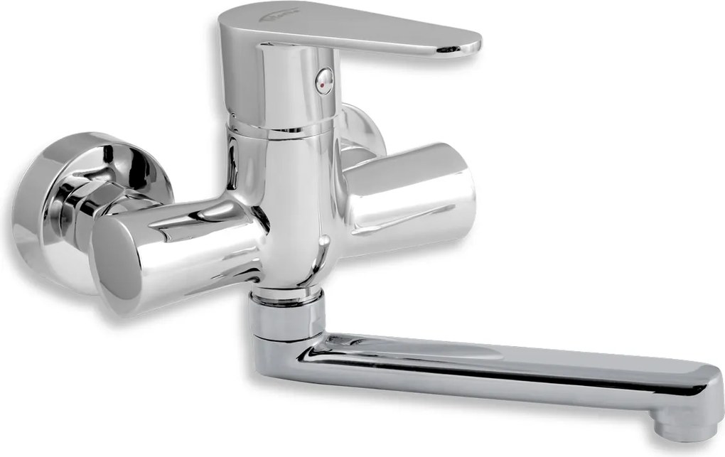 Novaservis Titania Fresh Umyvadlová baterie nástěnná 100 mm, chrom, 96077,0