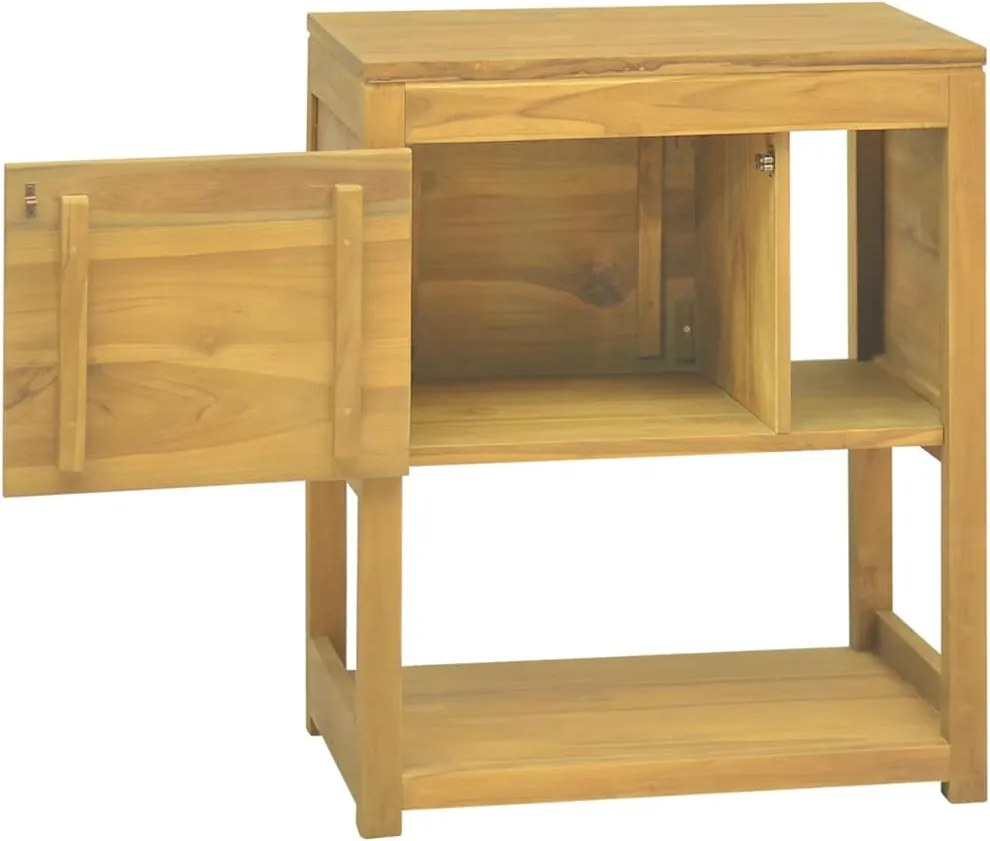 Koupelnová skříňka 60 x 40 x 75 cm masivní teakové dřevo 338237