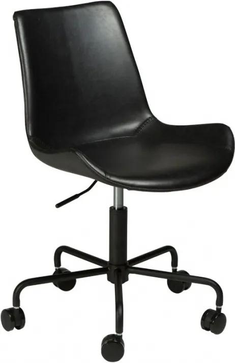 Kancelářská židle DanForm Hype, černá ekokůže