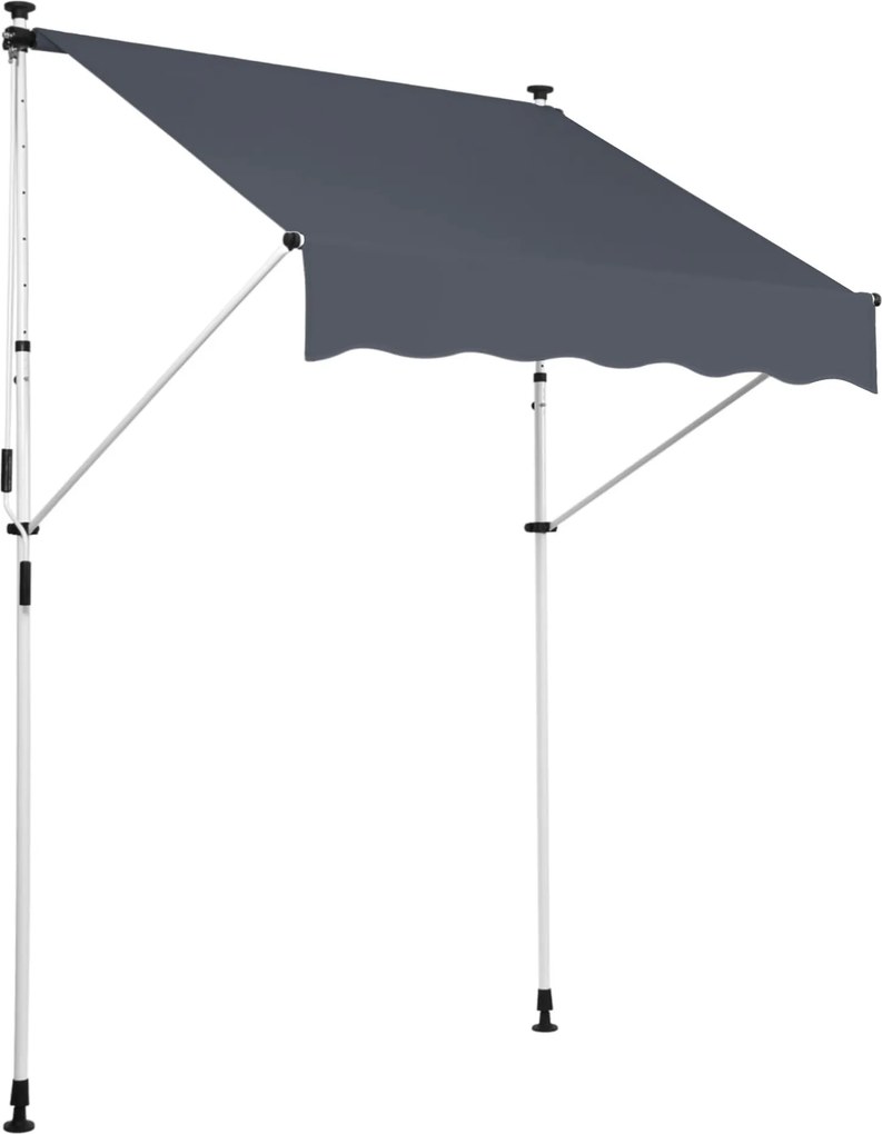 Rozpěrná markýza Westerly 350x120 cm – antracitová