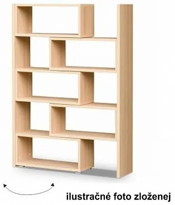 Rozkládací regál KLOE II, lamino, wenge