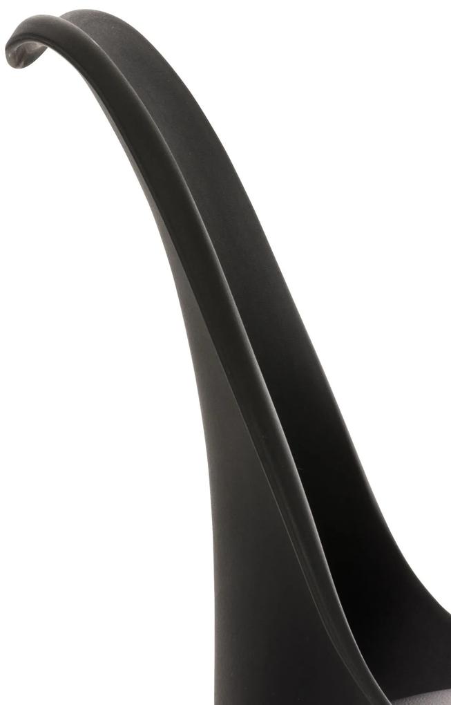 Jídelní židle Crediton - 4 ks - umělá kůže | černé