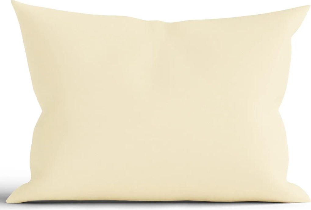 MK Lůžkoviny Bavlněný povlak na polštář Renforcé 70 x 90 cm - Jasmine pastelově žlutá
