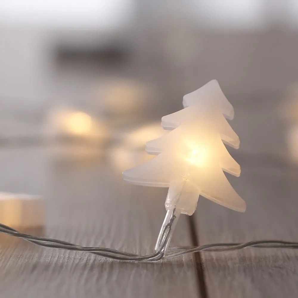 LED světelný řetěz ve tvaru stromečků DecoKing Tree, 20 světýlek, délka 2,4 m