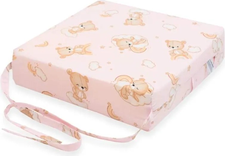 Podsedák pro děti New Baby BASIC bear pink