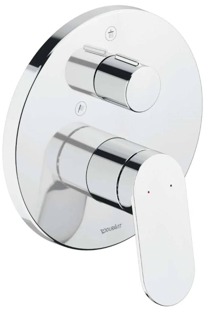 Duravit - Baterie pod omítku, pro 2 spotřebiče, chrom WA4210012010ROZ1
