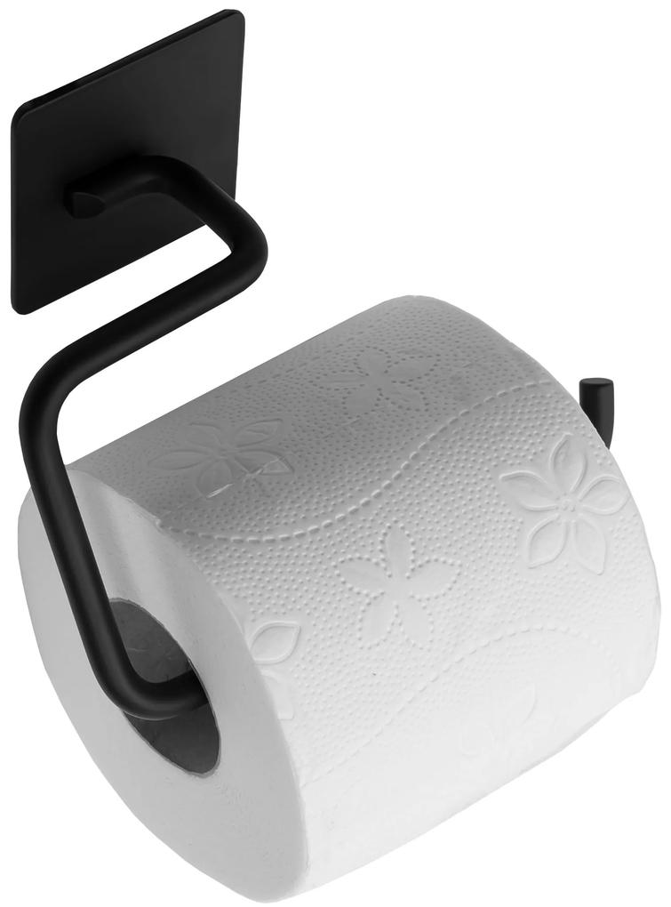 Držák na toaletní papír REA 02 černý mat